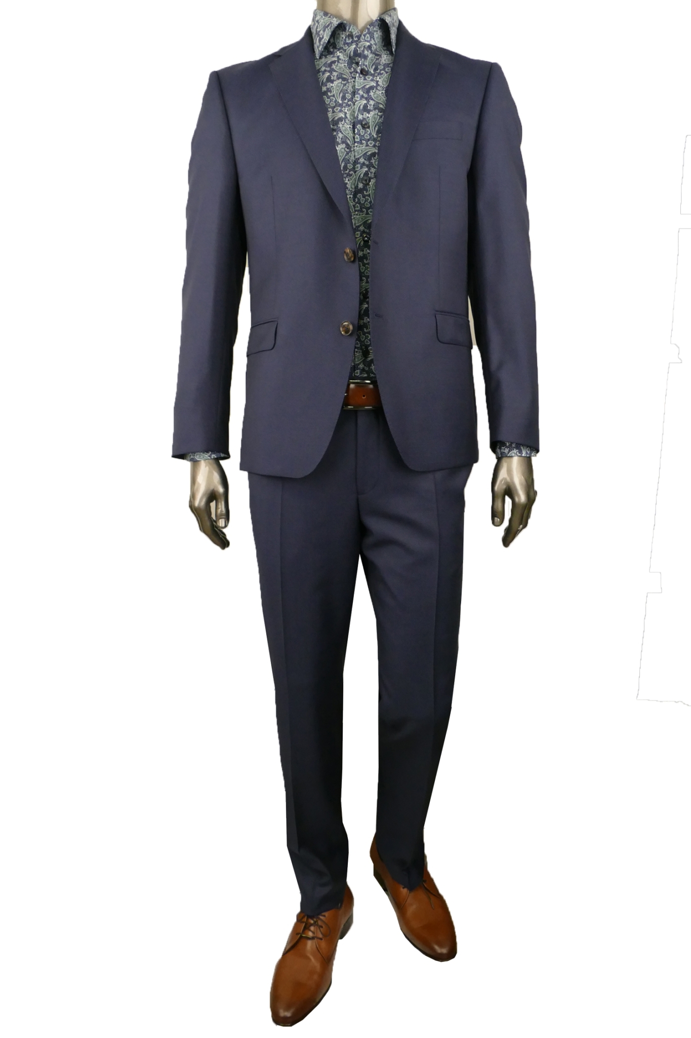 Le costume Digel grande taille Préférence à micro points bleus - Stilbo ...